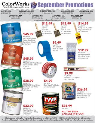 ColorWorks Paint & Decorating Stores - Benjamin Moore Paint Dealers ...