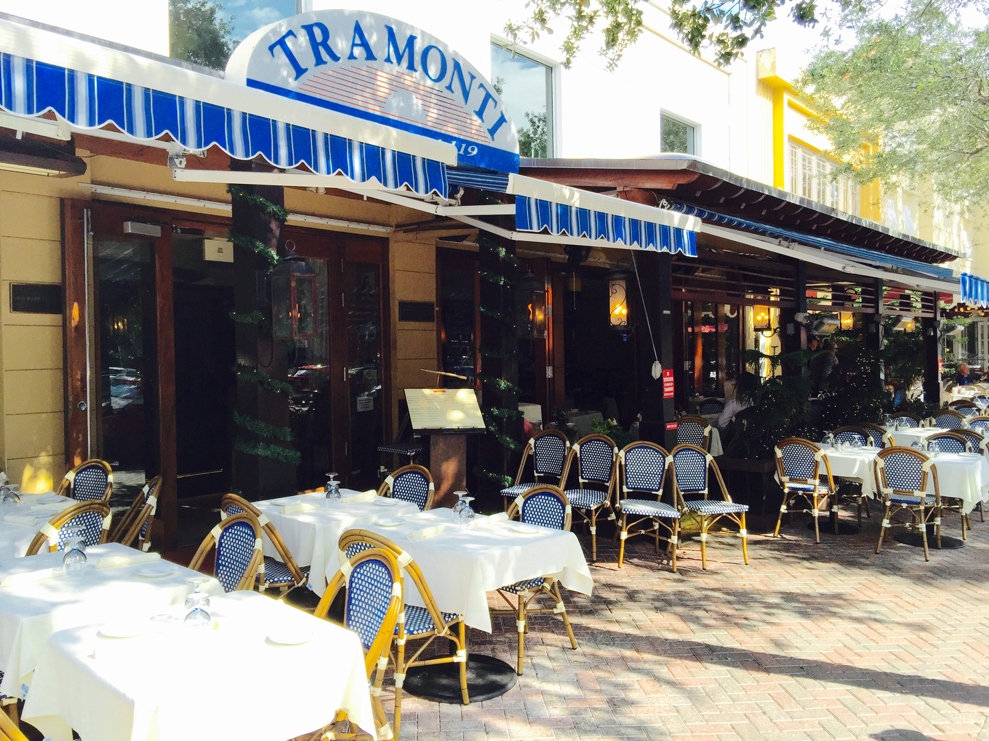 Menu | Tramonti Ristorante