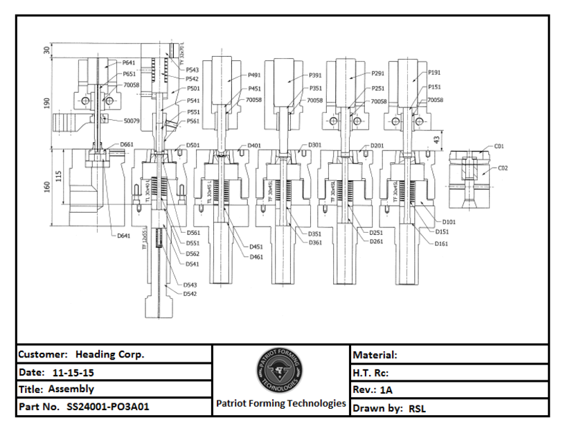 Cold Header Tooling