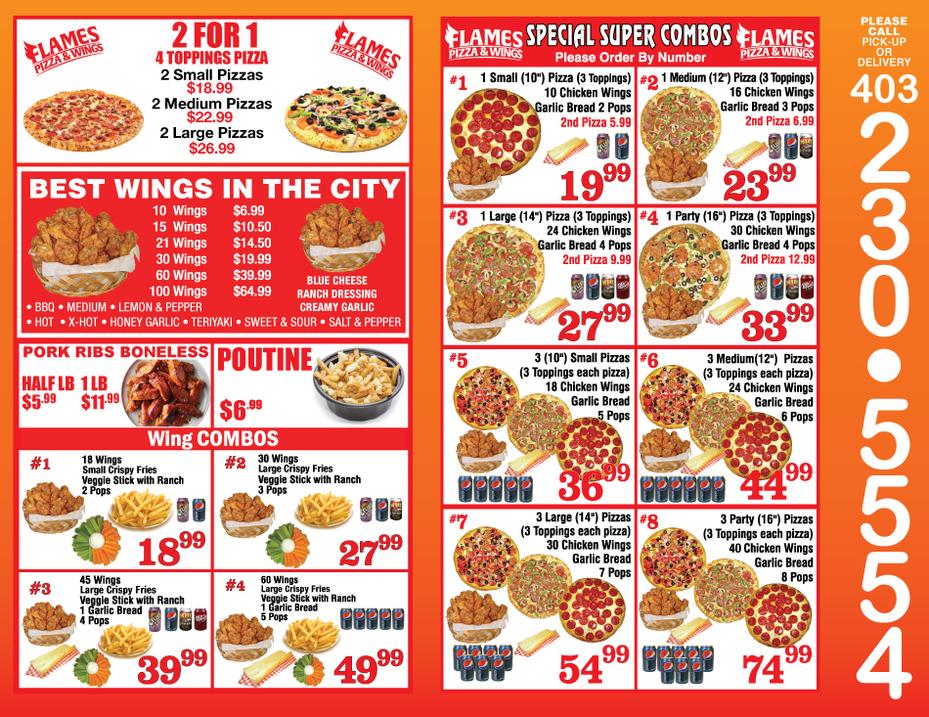 Flames Pizza & Wings