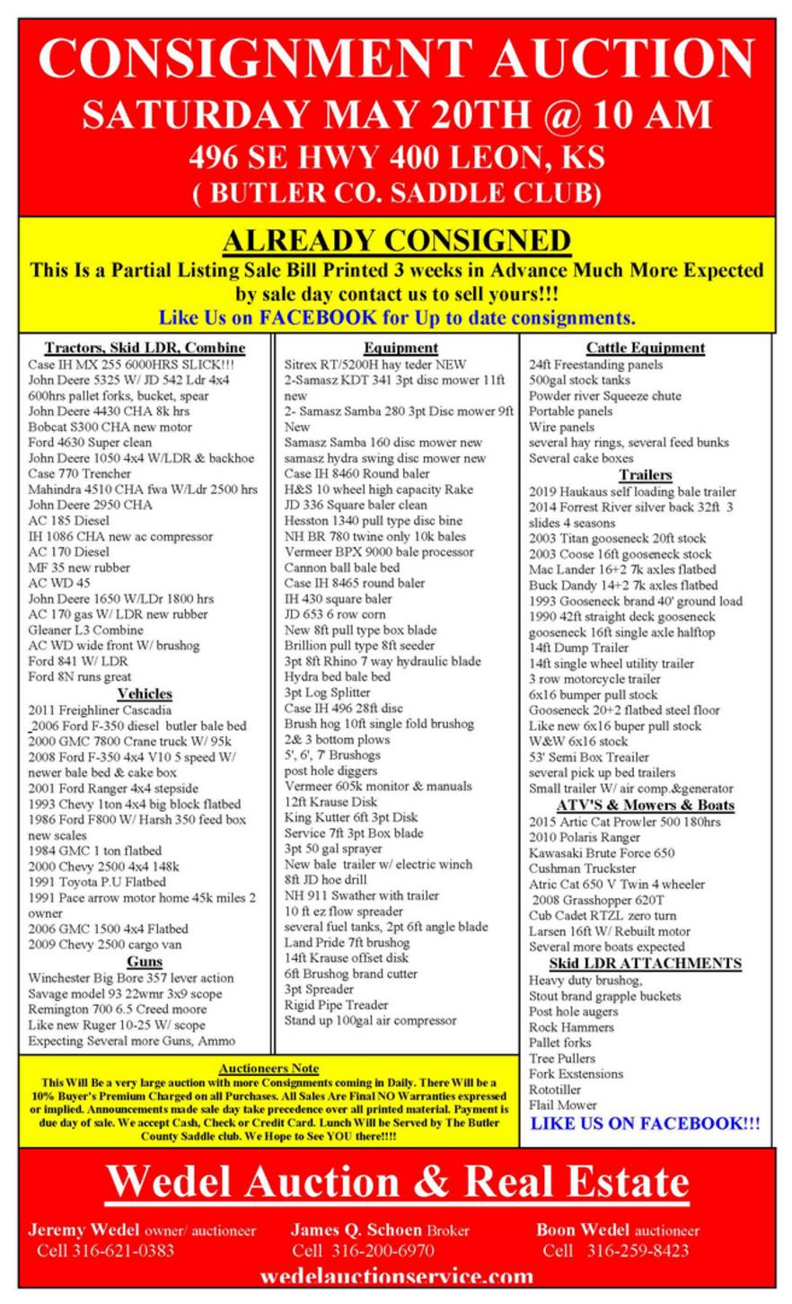 Current Online Auctions | Little Bull Auction & Sales Co.