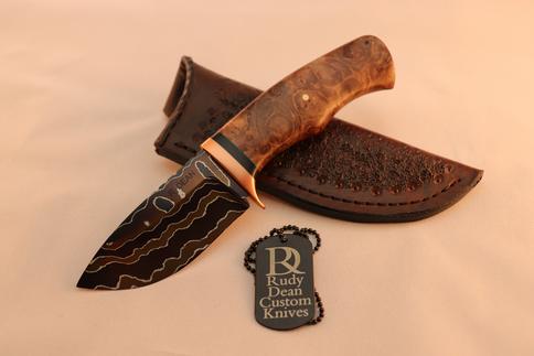 Damascus Knife, Custom Knives - Rudy Dean - Harrisonburg, Va