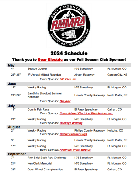 RMMRA - Schedule