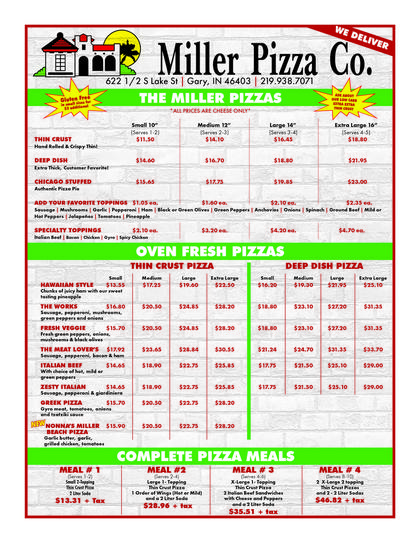 Home [www.millerpizza.net]