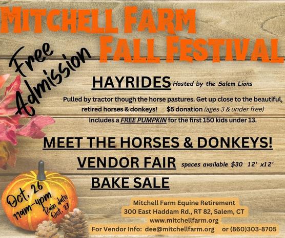 Events | Mitchell Farm Equine Retirement, Inc.