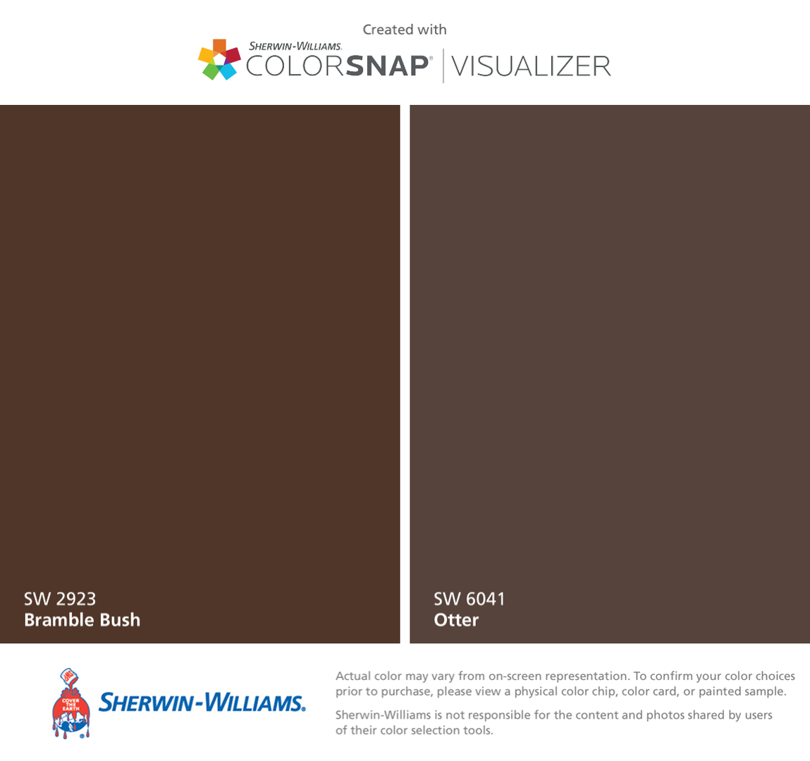 Sherwin Williams Chateau Brown