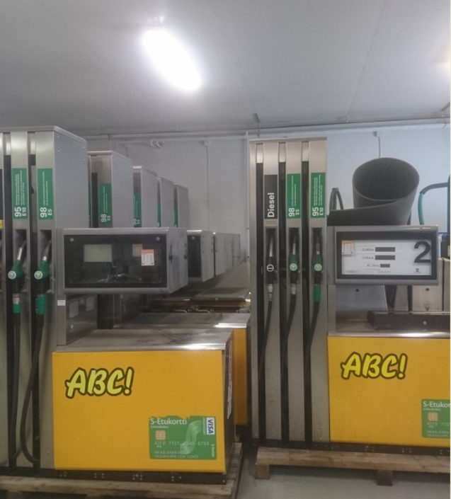 Gilbarco Dimension pumps.