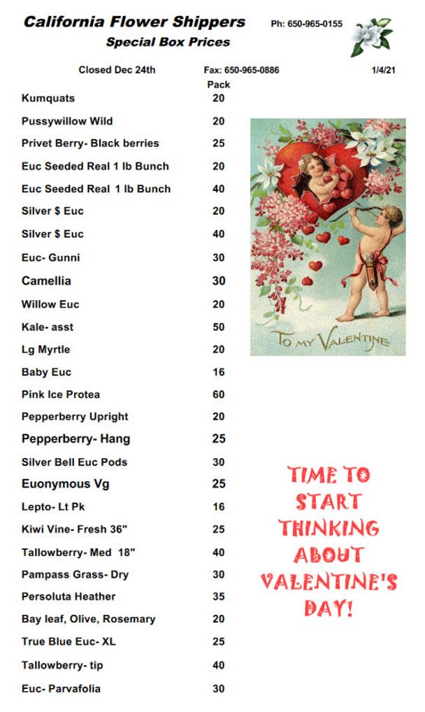 California Flower Shippers, Inc. Home Page