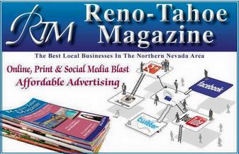 Reno Tahoe Magazine Print Advertising, Social Media Marketing, Reno, Nv