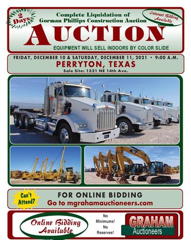 Graham Auctioneers LLC - Auctions, Construction Equipment,Mineral, Farm