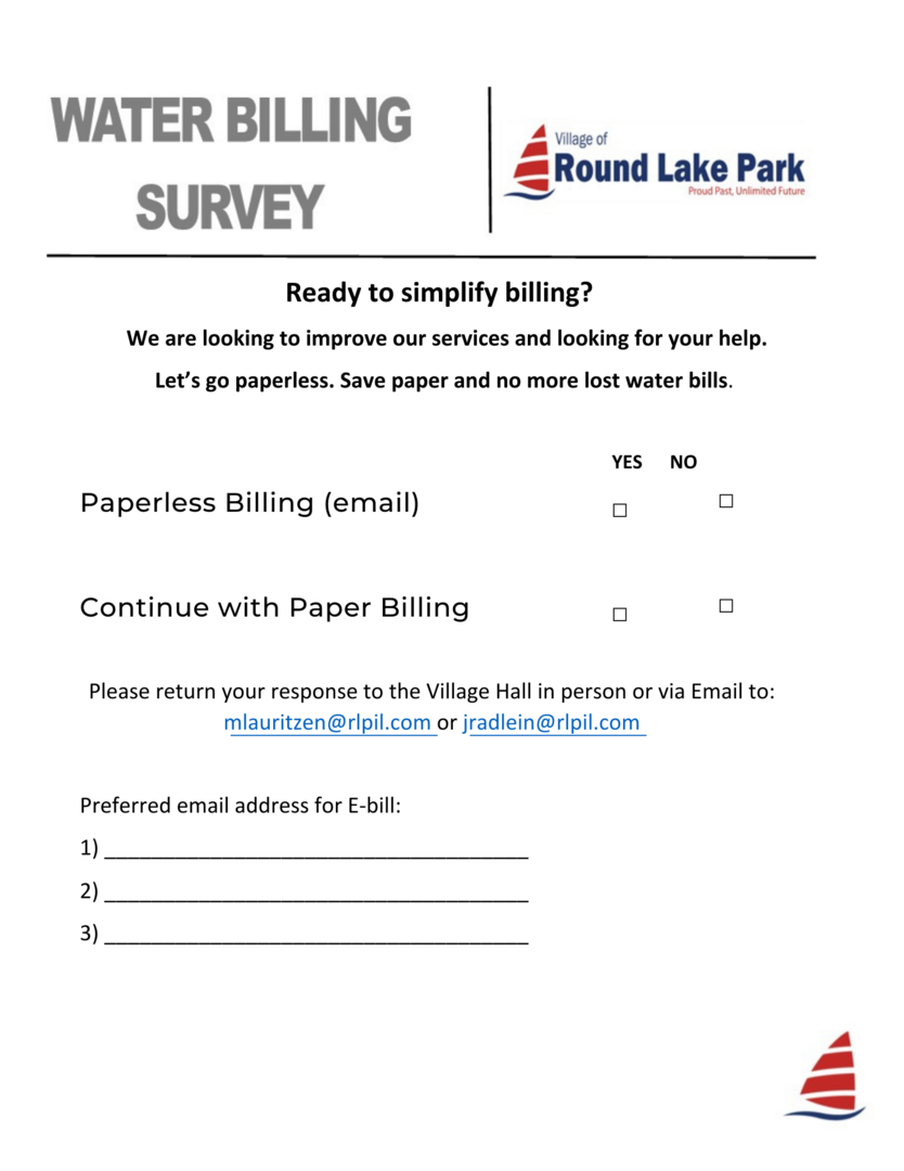 Welcome To The Village of Round Lake Park