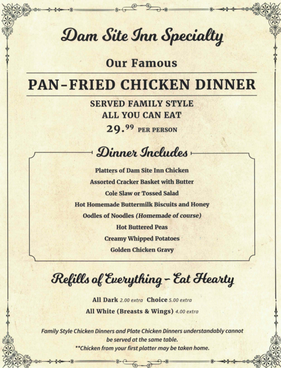 Dinner Menu