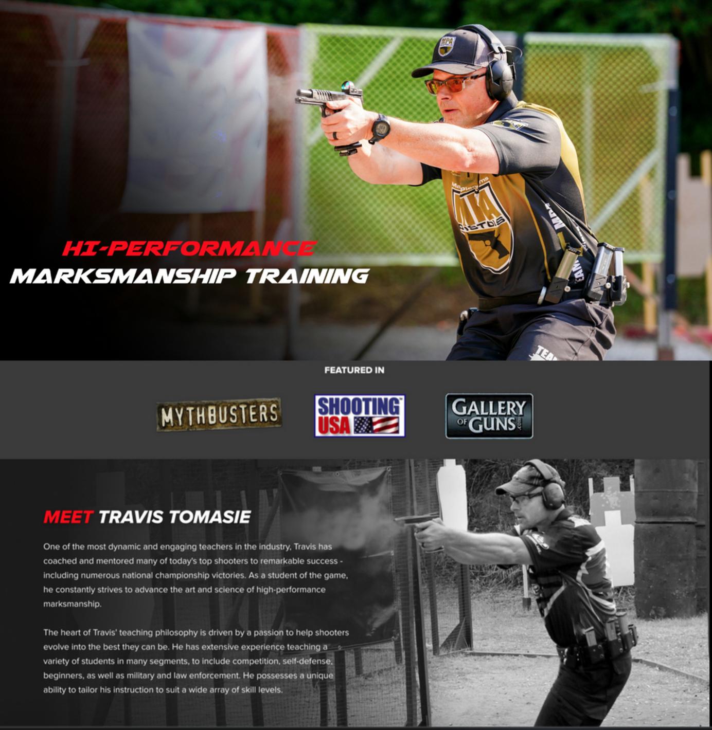 Official site of World Champion Shooter Travis Tomasie