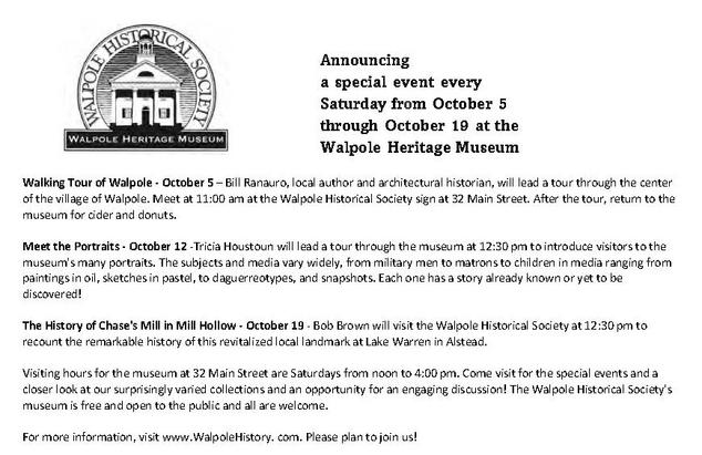 Walpole Historical Society, Walpole, NH