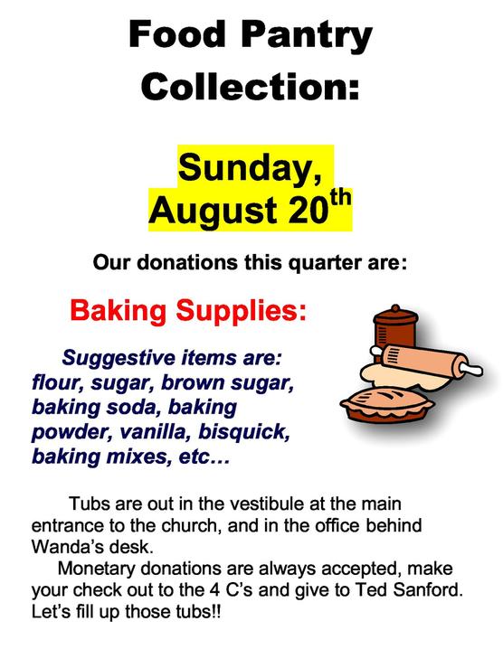 Food Pantry Collection