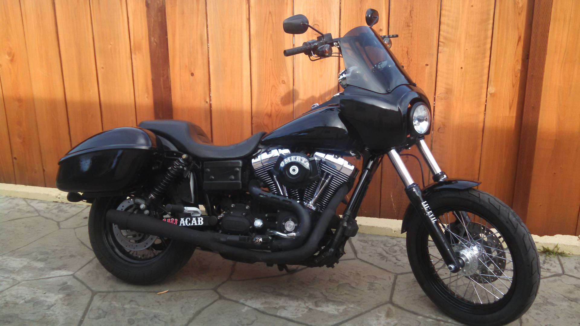 Wide Glide With Rifle Fairing