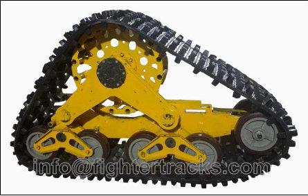 Rubber track assembly for large vehicles heavy SUV FT360YL