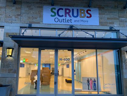 Scrubs Outlet and More, medical uniform outlet store.