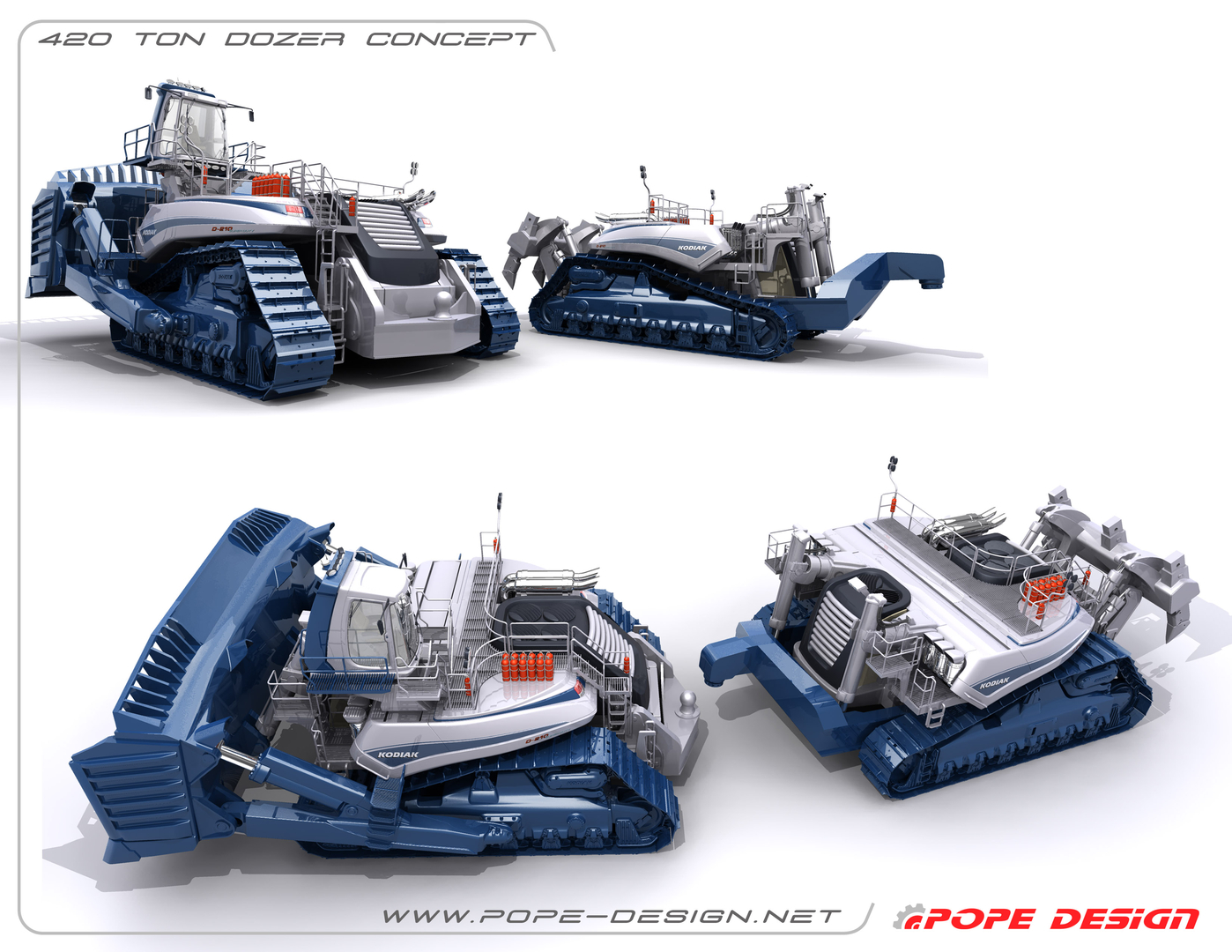 210 Ton Dozer Cow and Calf