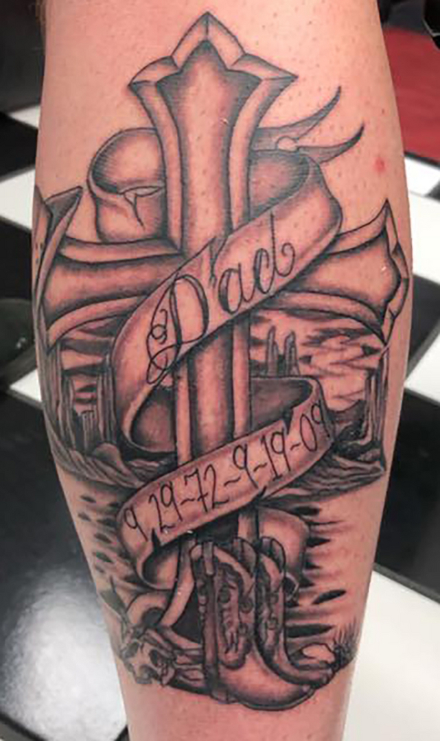 In Loving Memory Cross Tattoos