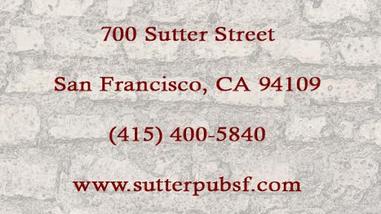 Sutter Pub & Restaurant San Francisco Home