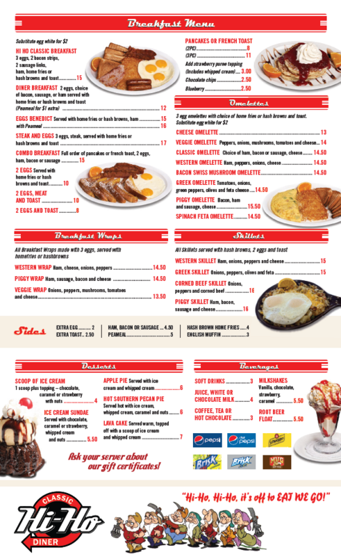 Manning Menu