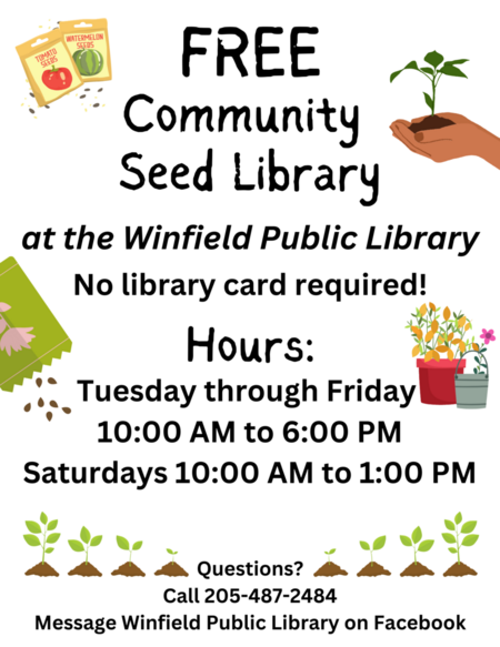 Winfield Public Library in Winfield, Alabama