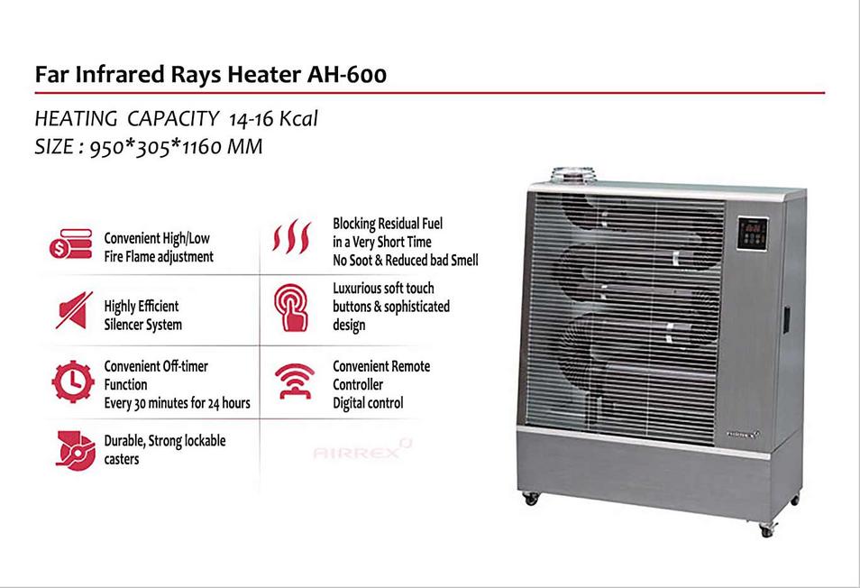 AIRREX INFRARED HEATER