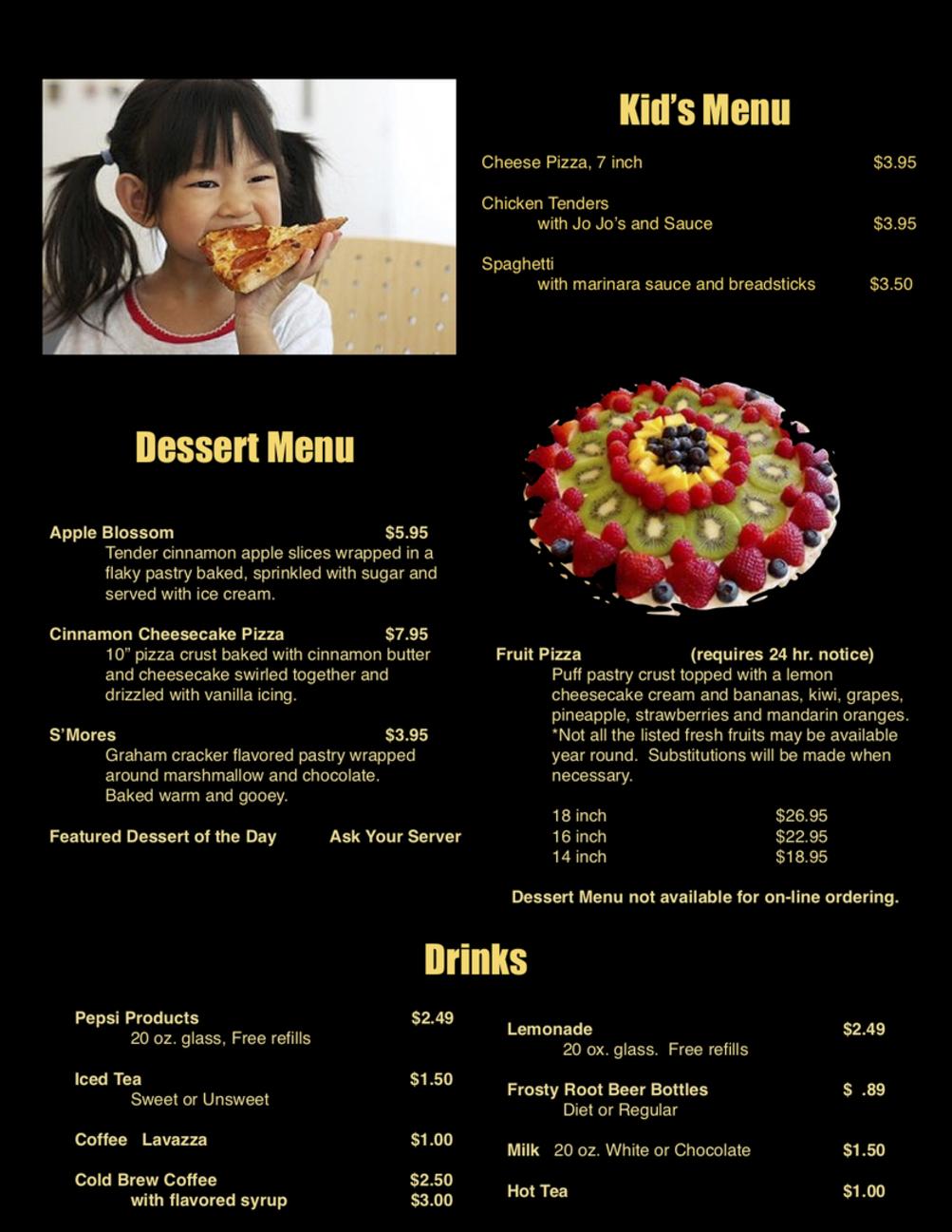 Kid's / Desserts