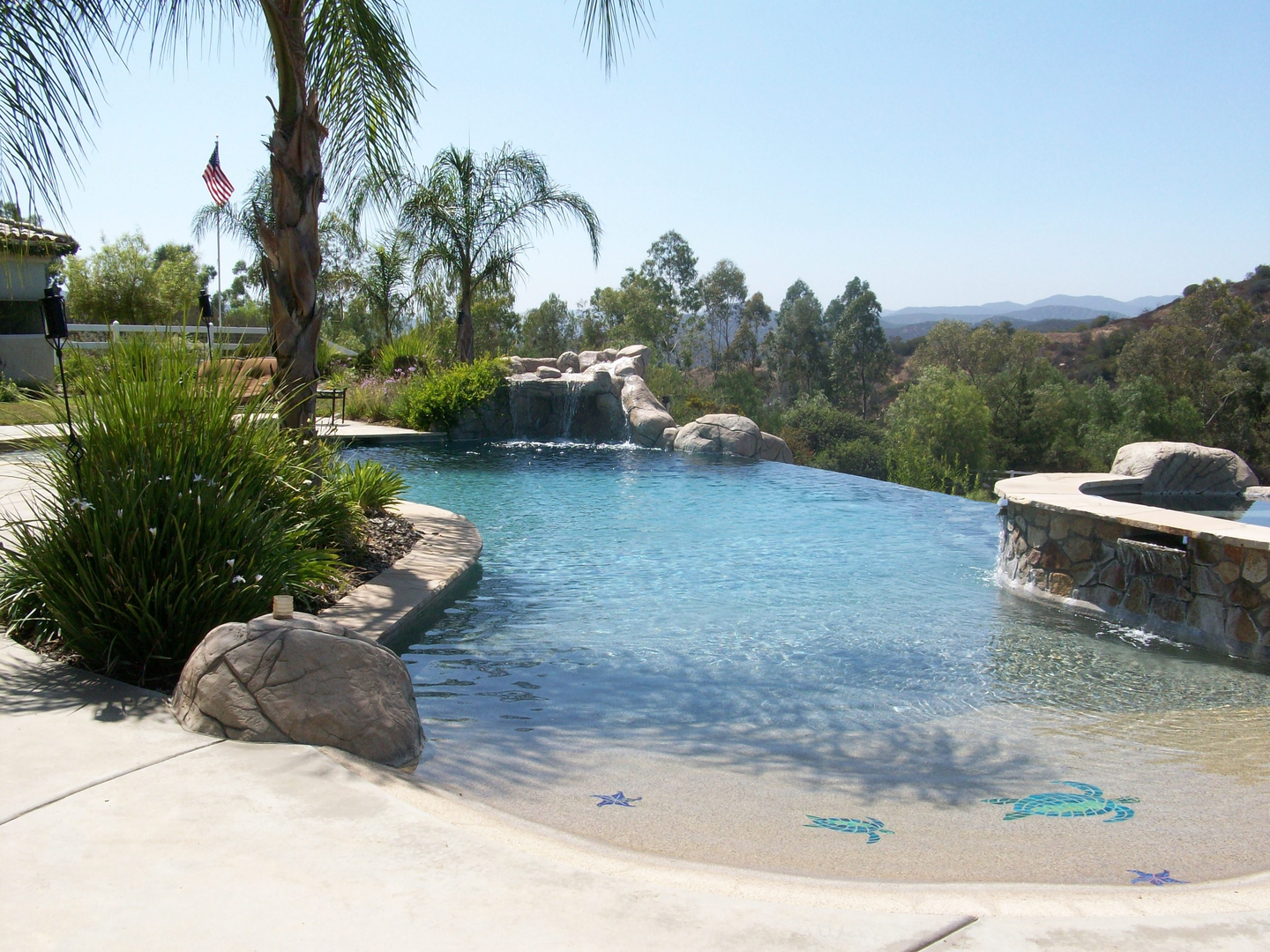 Infinty Beach Entry Swimming Pool Designs Outdoor Lap Swimming Pool