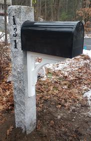 Granite Mailbox Posts