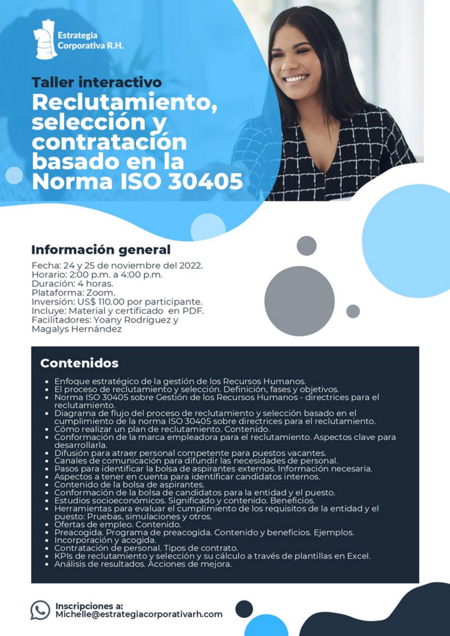TALLER INTERACTIVO: RECLUTAMIENTO, SELECCION Y CONTRATACION BASADA EN ...