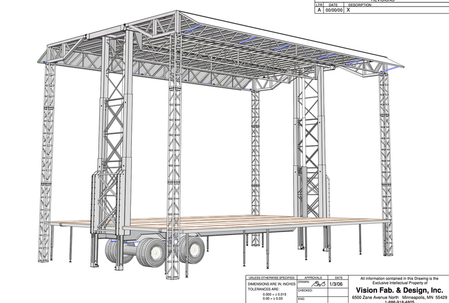 VF Warrior 4030 Mobile Stage Systems
