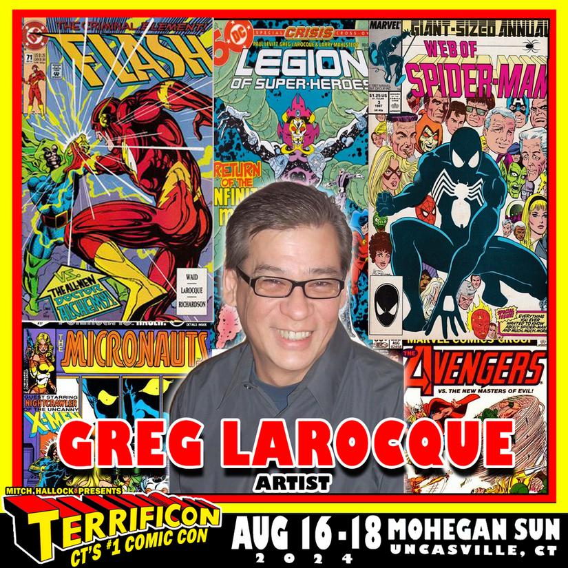 COMIC BOOK CREATOR GUESTS for TERRIFICON CONNECTICUT'S Comic Con at Mohegan Sun