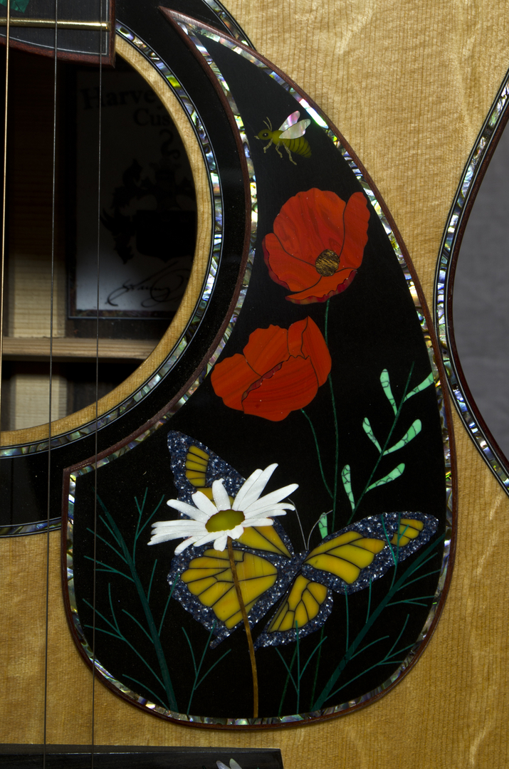 Harvey Leach inlays - Custom Inlays, Musical Instrument