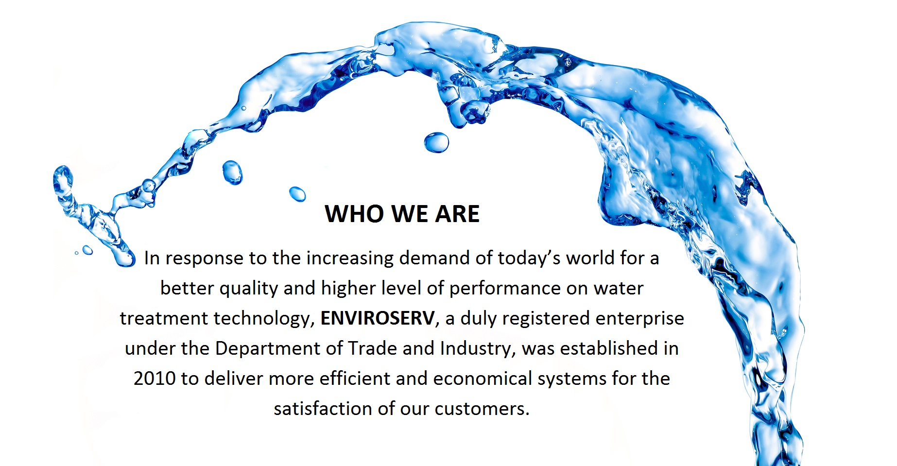 Enviroserv - Wastewater Treatment, Pumps Tanks Filters, Water Treatment