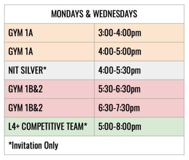 Gym Schedule