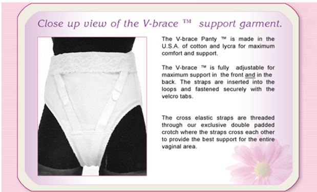 Order V-Brace by Fembrace Prolapse Vulvar Veins