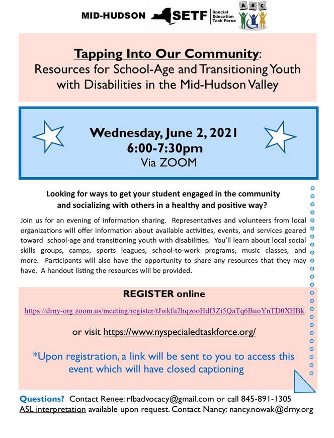 Mid-Hudson Special Ed Task Force Mid-Hudson Special Ed Task Force