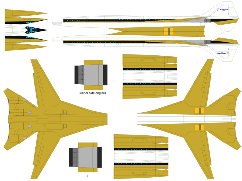 4D models of Boeing 2707 sst
