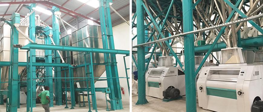 Hongdefa factory price automatic maize flour milling wheat mill plant ...