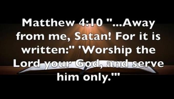 Verse of the Day - Matthew 4:10 NIV