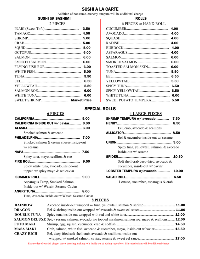 Mari's Japanese Cuisine in Schenectady, New York