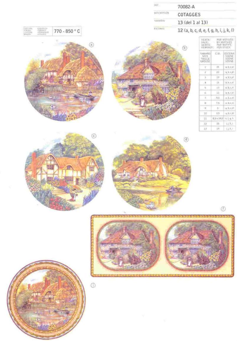 Ceramic decals for plates - Decals for porcelain plates - Calcomanías ...