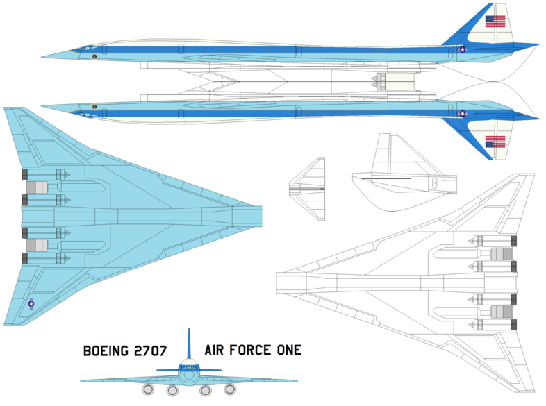 4D models of Boeing 2707 sst