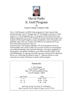 Union County Country Club in Anna, Il