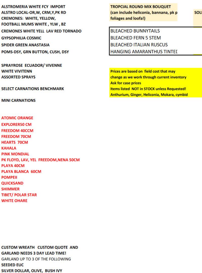 California Flower Shippers, Inc. Home Page