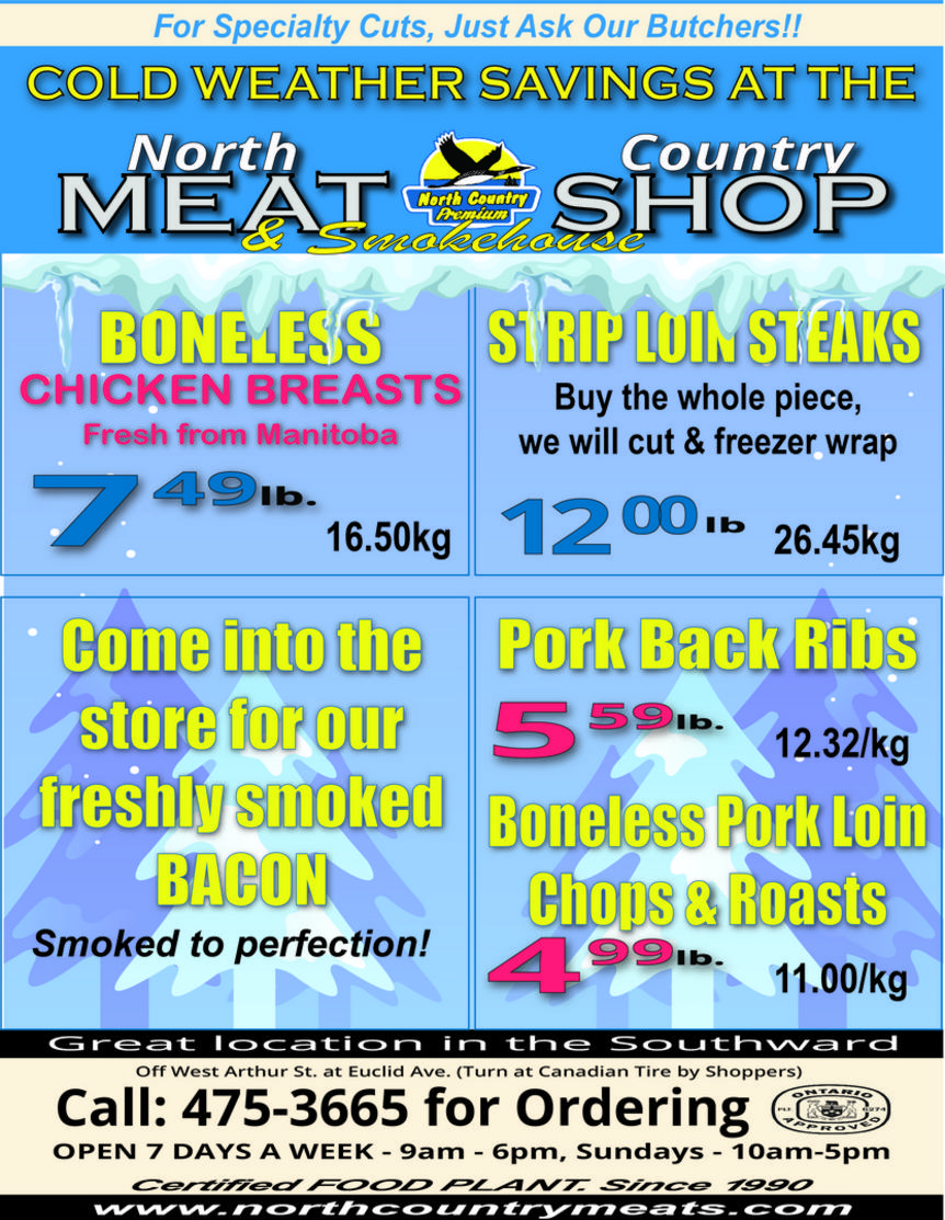 North Country Premium Sausage & Meat Weekly Flyer