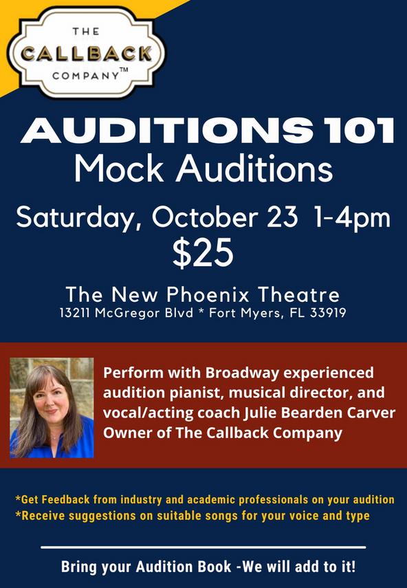 Auditions 101 Mock Auditions