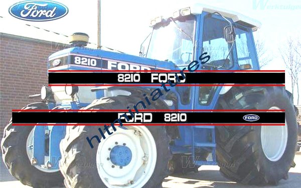 Ford 8210 Tractor Self-adhesive Decals/Sticker 1:32 Scale Dec24 ...